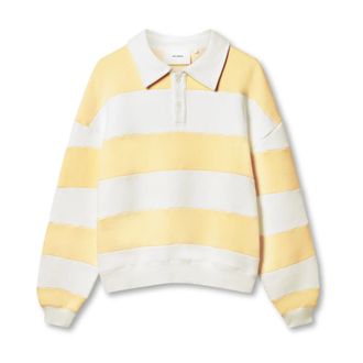 Axel Arigato Homme, Sweatshirts et sweats &agrave; capuche, Jaune, Taille: L SweaT-shirt &agrave; Rayures Shift