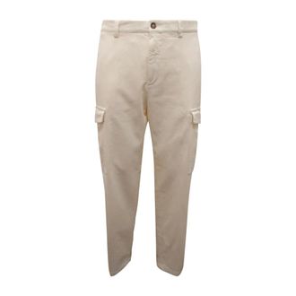 PESERICO Homme, Pantalons, Blanc, Taille: L Pantalone Cargo Pantalons 70 R54698T20 07957 041