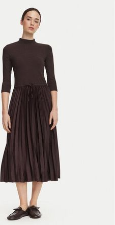 Tommy Hilfiger Kleid f&uuml;r den Alltag WW0WW46138 Dunkelbraun Slim Fit