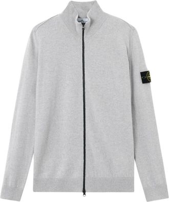 Stone Island Homme, Sweatshirts et sweats &agrave; capuche, Gris, Taille: L Veste zipp&eacute;e Geelong RWS