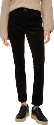 s.Oliver Damen Hose lang, Slim Fit Black 32
