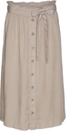 Vero Moda Vmbodil Hw Calf Skirt WVN, Jupe Moon, XL Femmes