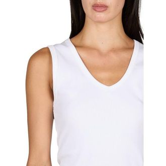 Topshop Top Rachel &agrave; col v en coton m&eacute;lang&eacute;