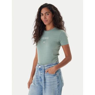 Guess T-Shirt 180328 Gr&uuml;n Classic Fit