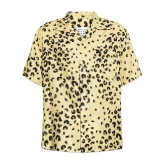Maison Margiela Homme, Chemises, Jaune, Taille: XL Chemise &agrave; Manches Courtes