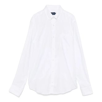 Paul & Shark Cotton Oxford Hemd - - Shirts - Herren - Wei&szlig; - 2XL