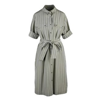 Antonelli Femme, Robes, Vert, Taille: 40 FR Chemise chemisier