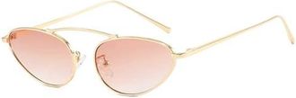 Generic Lunettes De Soleil &Agrave; Petite Monture En M&eacute;tal For Hommes, For Lext&eacute;rieur, Les Vacances Et D&eacute;placements(Pink)
