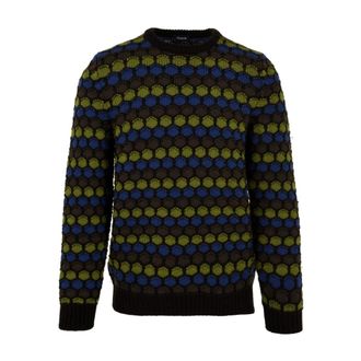 Drumohr Gemusterte Pullover f&uuml;r Herren - - Knitwear - Herren - Mehrfarbig - XL