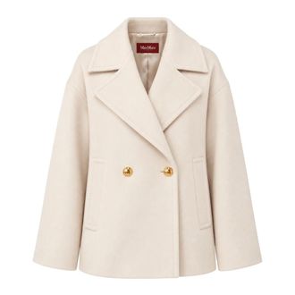 Max Mara Caban Double-Boutonnage - Femme - Manteaux - Beige - Taille: 36 FR