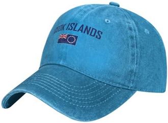 Generic Baseball Casquette Drapeau Vintage des &Icirc;les Cook L&eacute;ger Casquette De Baseball S&eacute;chage Rapide Chapeau Soleil pour Golf Sports Randonn&eacute;e