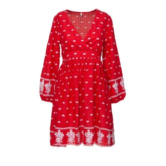 Pepe Jeans London Damen, Kleider, Rot, SGr&ouml;&szlig;e