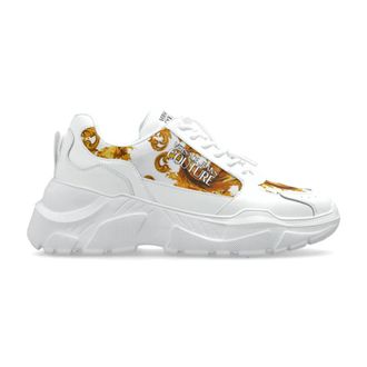 Versace Jeans Couture Sportschuhe mit Barocco-Muster - - Shoes - Damen - Wei&szlig; - 40 EU