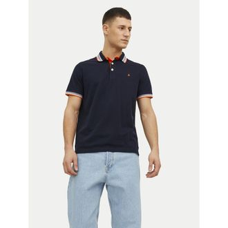 Jack & Jones Jack & Jones Poloshirt Paulos 12136668 Dunkelblau Slim Fit