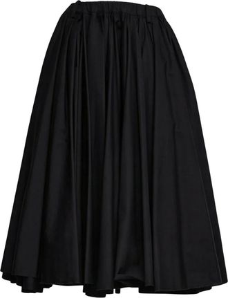 N&deg;21 Femme, Jupes, Noir, Taille: 38 FR Jupe Midi Pliss&eacute;e