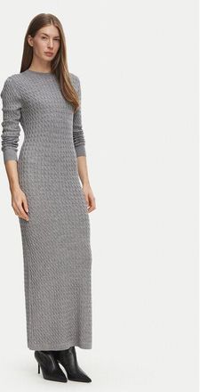 Tommy Hilfiger Strickkleid CableWW0WW52320 Grau Regular Fit