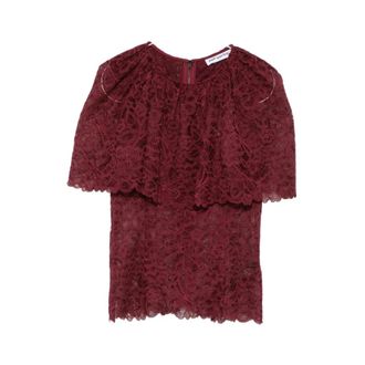 Self Portrait Femme, Blouses et Chemises, Rouge, Taille: 38 FR Pf26-099T-Bu Top