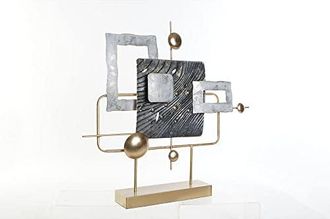 DKD Home Decor Dekofigur, Blau, Estándar