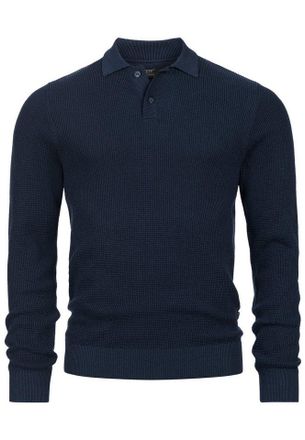 JEFF Strickpullover Herren JFTristan polo Pullover Herrenpullover mit Polokragen und Knopfleiste