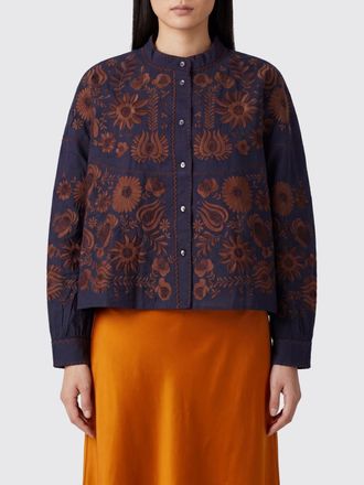 Antik Batik Chemise Femme couleur Bleu
