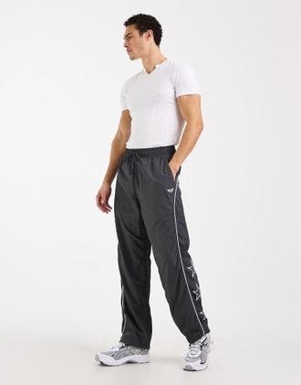 Hollister Pantalon de surv&ecirc;tement baggy &agrave; liser&eacute; contrastant - Noir