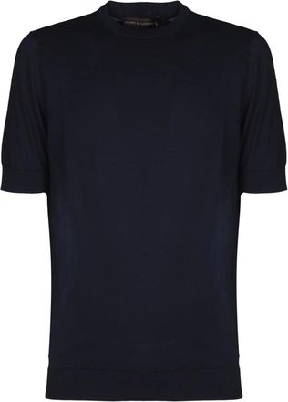 FILIPPO DE LAURENTIIS Homme, Tops, Bleu, Taille: S g.collo m/c