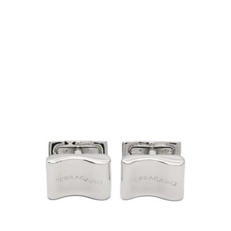 Ferragamo Palla Cufflinks - - Accessories - Herren - Grau - ONE SIZE