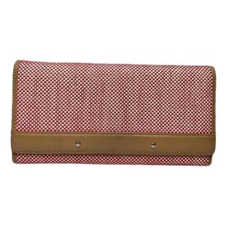 Burberry Pre-owned Leder Portemonnaie - - Pre-owned - Damen - Rot - ONE SIZE