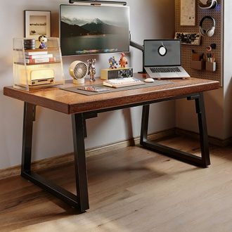 Generic Extra Langer Schreibtisch, Arbeitstisch F&uuml;Rs Homeoffice, Computerarbeitsplatz Mit Verst&auml;Rkten Tischbeinen for Studium Und Wohnzimmer