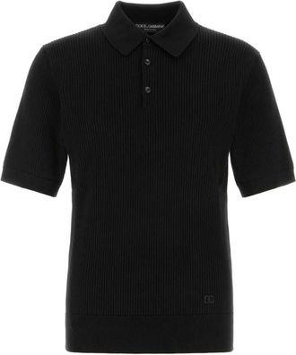 Dolce & Gabbana Polo - - Tops - Herren - Schwarzk - M