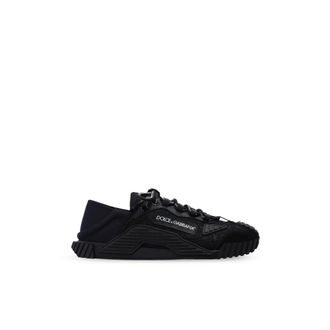 Dolce & Gabbana Femme, Chaussures, Noir, Taille: 35 EU NS1 Slip-on Baskets
