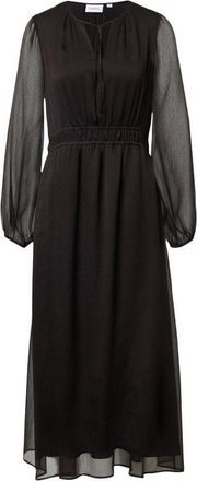 Comma Maxikleid Kleid Feminines langes Kleid aus strukturiertem Chiffon