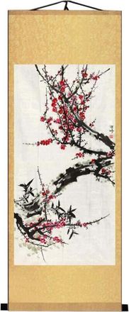 Lavami Wandbehang, Rollbild, Seidenrolle, Wortmalerei, orientalisches Dekor, Alien Storehouse, Seide, chinesische Gem&auml;lde, Wandrolle, h&auml;ngendes Bild, Kunstwe