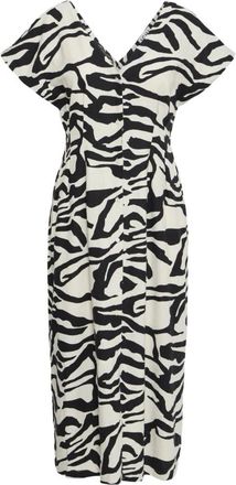 Ichi Ichi, Femme, Robes, Beige, Taille: 38 FR Robes Midi