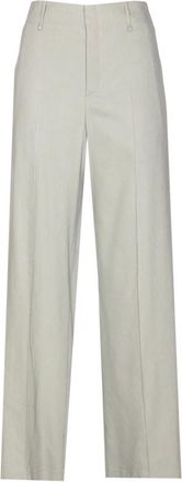 Alysi Femme, Pantalons, Gris, Taille: 40 FR Pantalone Lino Stretch Ampio