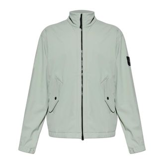 Stone Island Homme, Vestes, Bleu, Taille: XL Veste &agrave; Col Montant