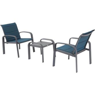 Hesperide Hesperide - Salon de jardin duo Elyn aluminium et texaline