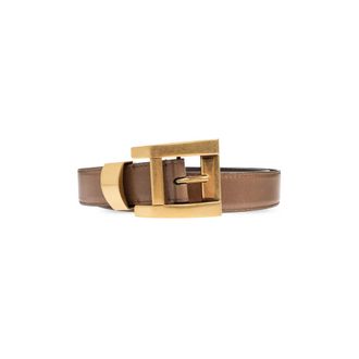 Versace Femme, Accessoires, Brun, Taille: 90 CM Ceinture en cuir 3 cm