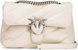 Pinko Pinko, Femme, Sacs, Blanc, Taille: ONE Size Love Puff Classic