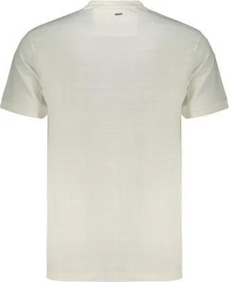 Guess T-Shirt Herren Kurzarmshirt Wei&szlig; - Regular Fit