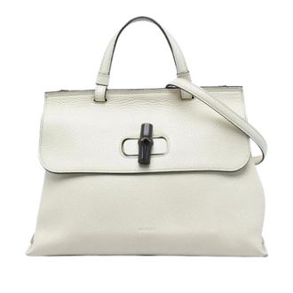 Gucci Pre-owned Daily Satchel - Femme - Pre-owned - Blanc - Taille: ONE Size
