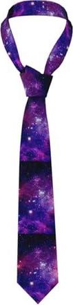 Generic Cravate Homme Espace Univers Ciel &Eacute;toiles R&eacute;glable Tie Classique Cravates Homme Pour Mariage Travail L&Eacute;cole