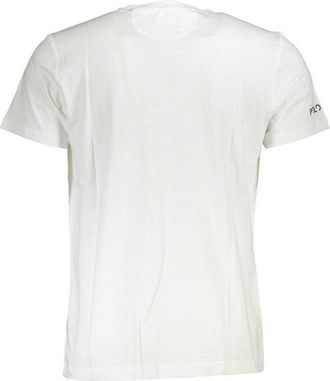 La Martina T-Shirt Wei&szlig;es Herren T-Shirt mit Logo-Druck, Regular Fit