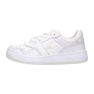 Tommy Jeans Wei&szlig;e Low Top Sneaker Cupsole - - Shoes - Damen - Mehrfarbig - 36 EU