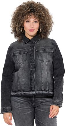 Ulla Popken Damen große Größen Übergrößen Plus Size Denimjacke