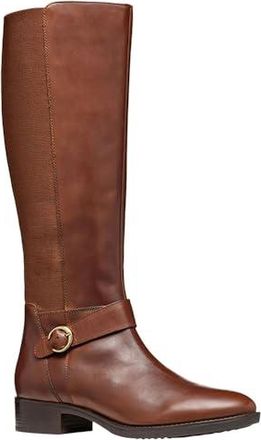 Geox Femme D Felicity C Bottes Tendance, Marron, 35 EU