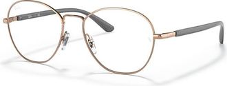 Ray-Ban Rb6470 Optics Gold Fassung Klar Glas 50-17