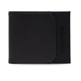 Emporio Armani Geldb&ouml;rse mit Logo - - Accessories - Herren - Schwarzk - ONE SIZE