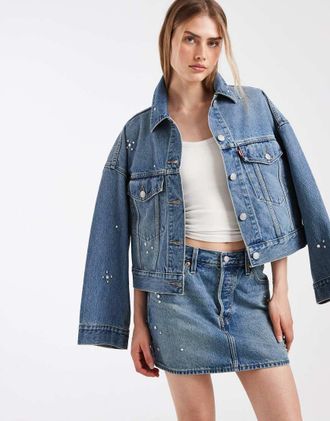 Levi's Mini-jupe en jean - Bleu clair