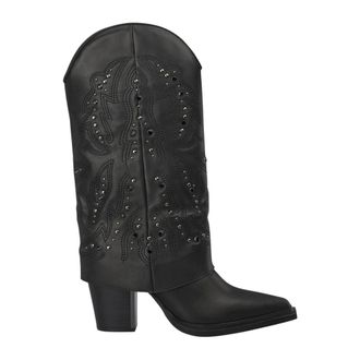 Alma En Pena Bestickter Gamaschenstiefel - - Shoes - Damen - Schwarzk - 38 EU